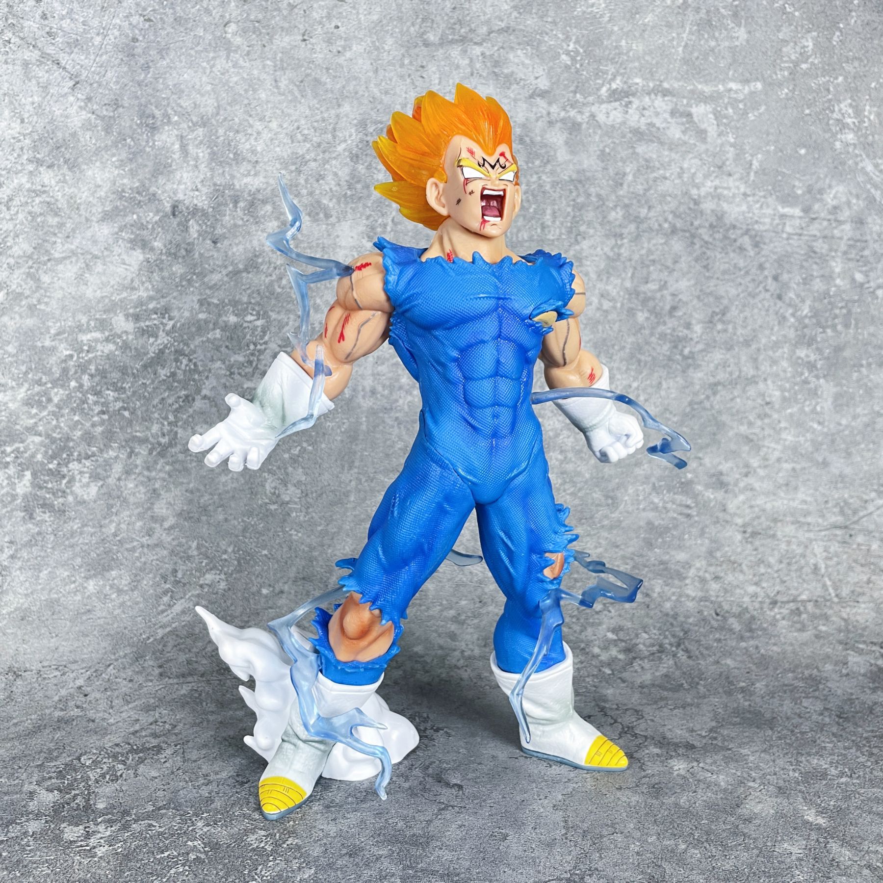 27cm Anime Dragon Ball Z GK Vegeta Figure Self-destruct Majin Vegeta ...