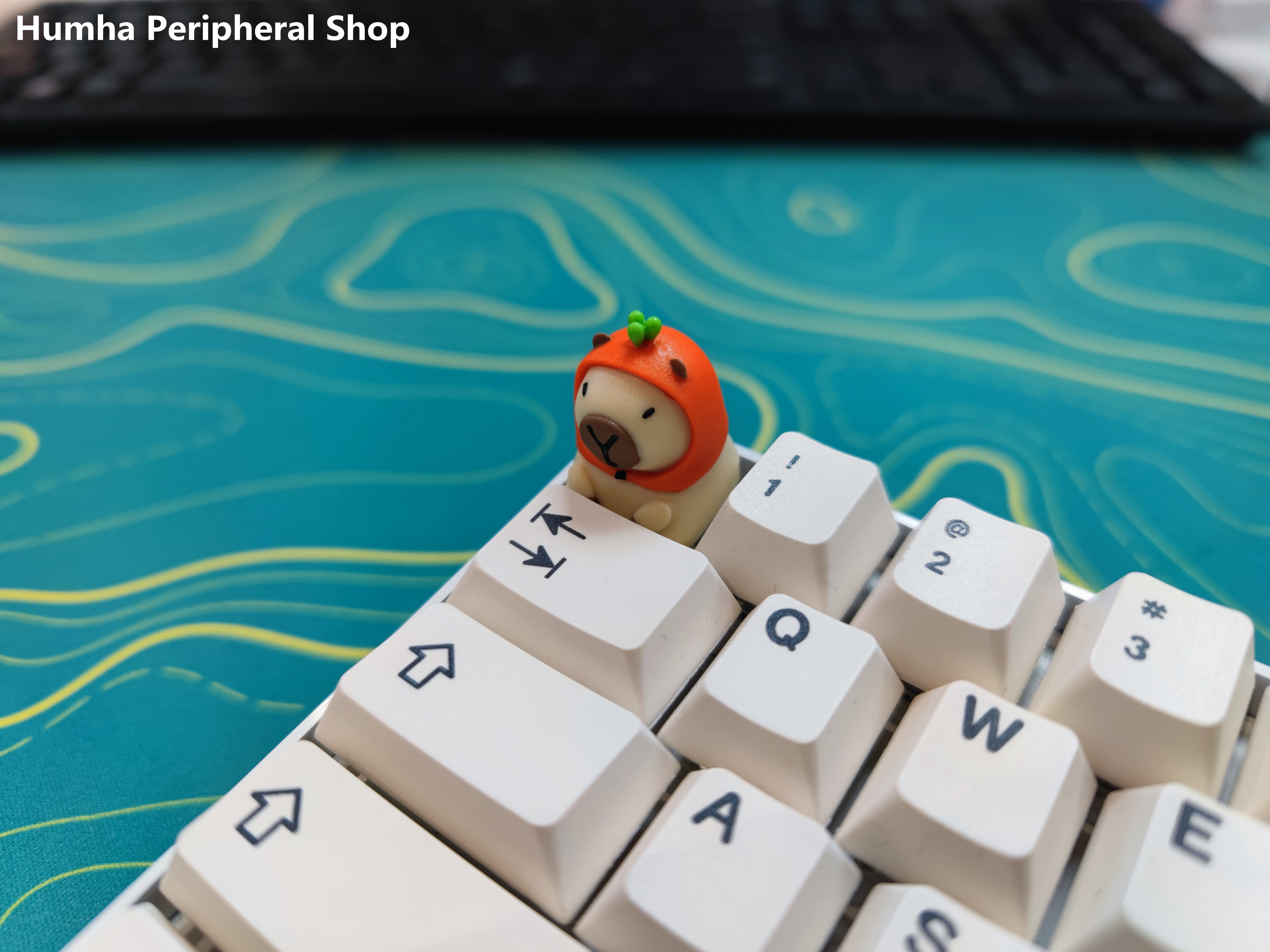 Humha artisan keycap CAPIBARA keycap Hand made Resin keycap mechanical ...