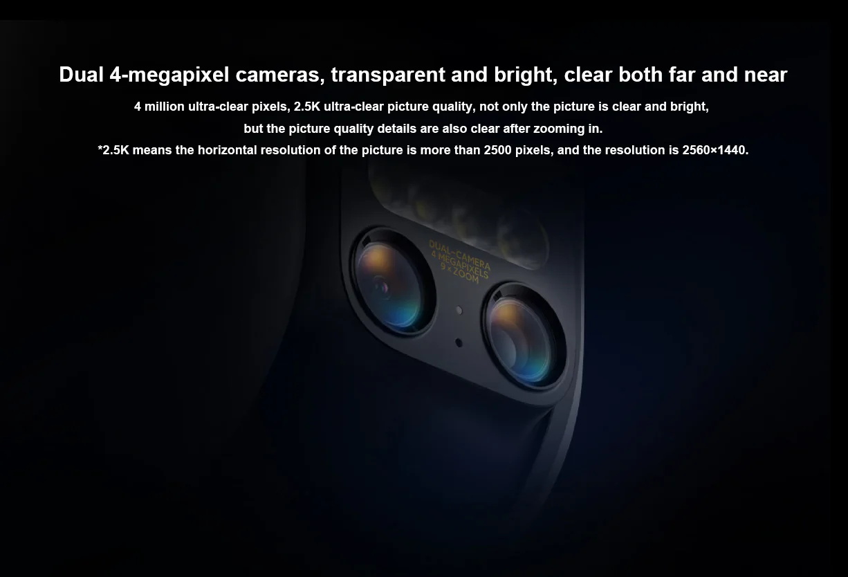Xiaomi mijia outdoor camera CW700S Security Camera 4 Megapixel 9x zoom ...