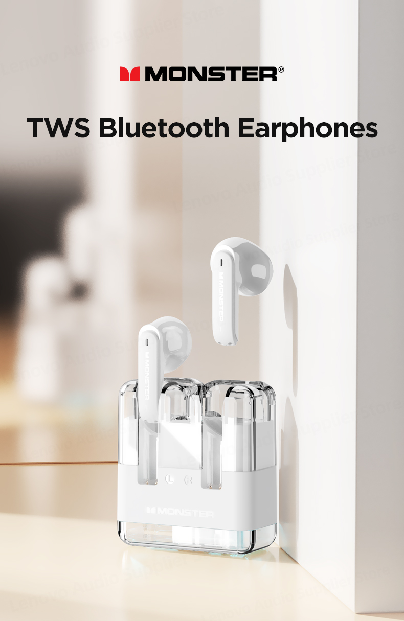 Monster XKT12 True Wireless Bluetooth Earphone Smart Touch HIFI Sound ...