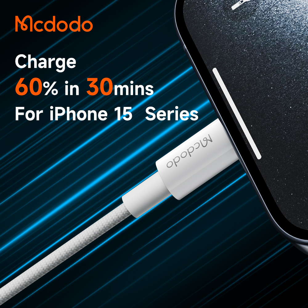 Mcdodo Type-C To iPhone Cable 60W / 36W PD Fast Charge Lightning Data ...