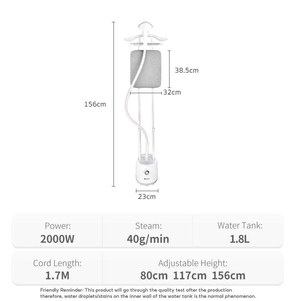 Simplus 2 in 1 Garment Steamer丨2000W丨Ironing Board丨Double Poles丨 ...