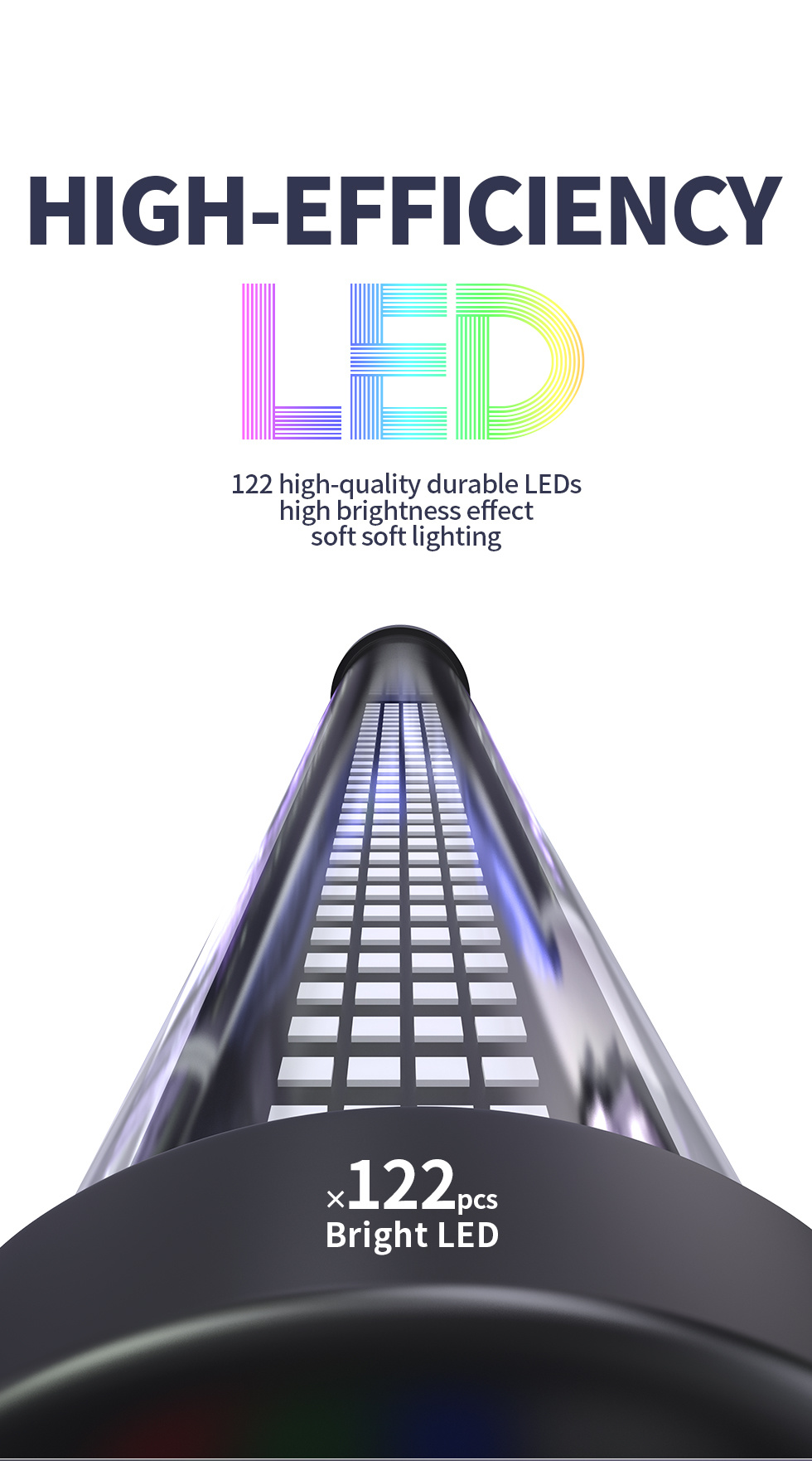 Video Light 4600mah 3 Hours of Battery Life 55cm Handheld LED Video ...