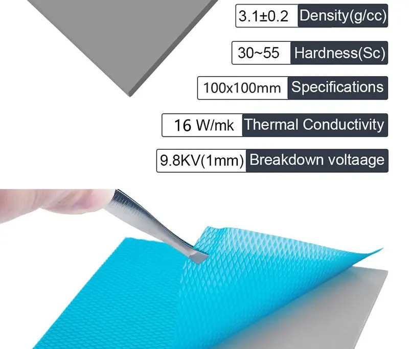 UPSIREN OEM Thermal Pad Silicone Plaster Thermal Pad CPU GPU Water ...