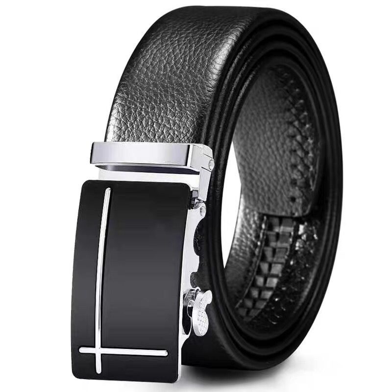 120cm Long Belt For Men Business Belt Auto Lock Belt Waist Unisex Waist ...