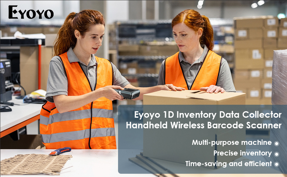 Eyoyo Portable Inventory Scanner Data Collector QR1D 2D Wireless ...