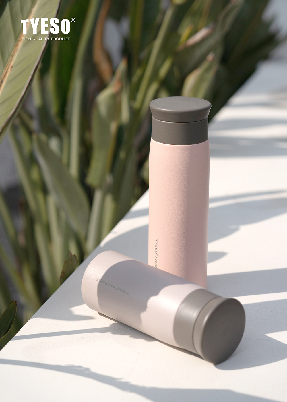 Tyeso Tumbler Thermos Bottle 350/500ml Portable 304 Stainless Steel ...