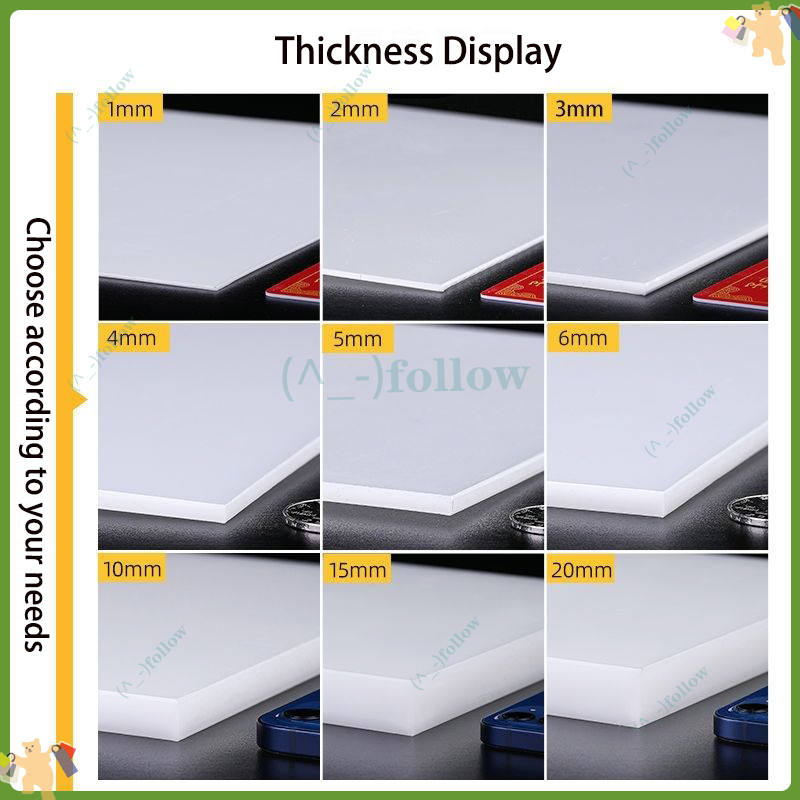 White Pp Plate Plastic Hard Board Waterproof Plastic Separator Rubber ...