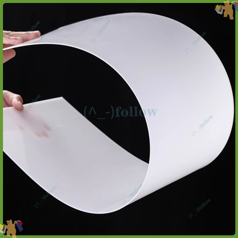 White Pp Plate Plastic Hard Board Waterproof Plastic Separator Rubber ...