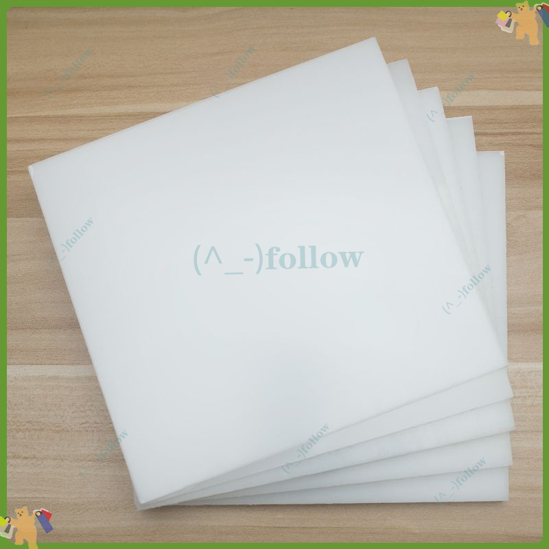 White Pp Plate Plastic Hard Board Waterproof Plastic Separator Rubber ...