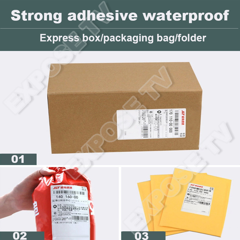 500pcs Thermal Paper Sticker A6 Paper Roll Airway Bill Sticker Thermal ...