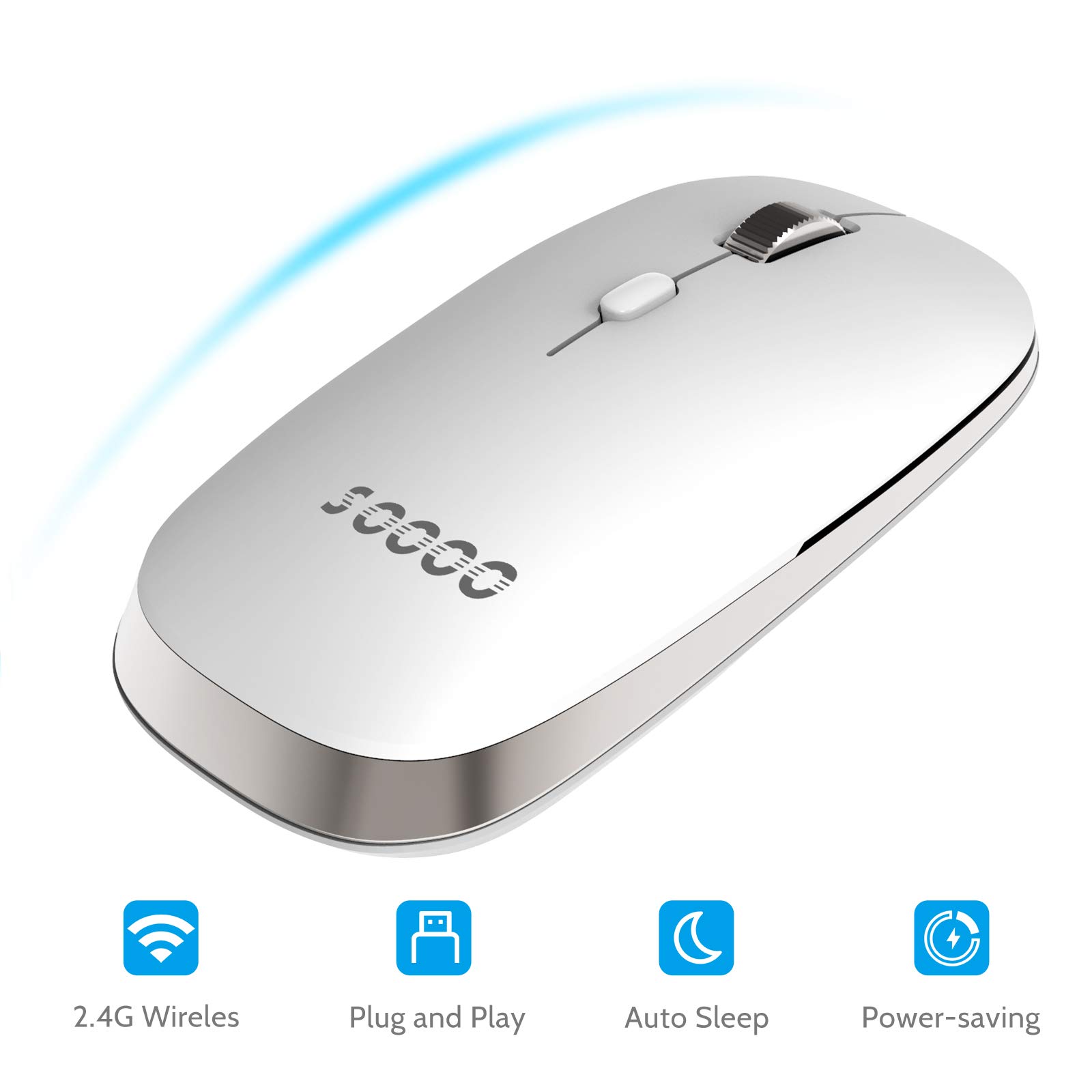 Ready Stock!!! 𝐍𝐎𝐈𝐒𝐄𝐋𝐄𝐒𝐒 𝐂𝐋𝐈𝐂𝐊 Mini Mouse Wireless Mouse 2.4Ghz ...