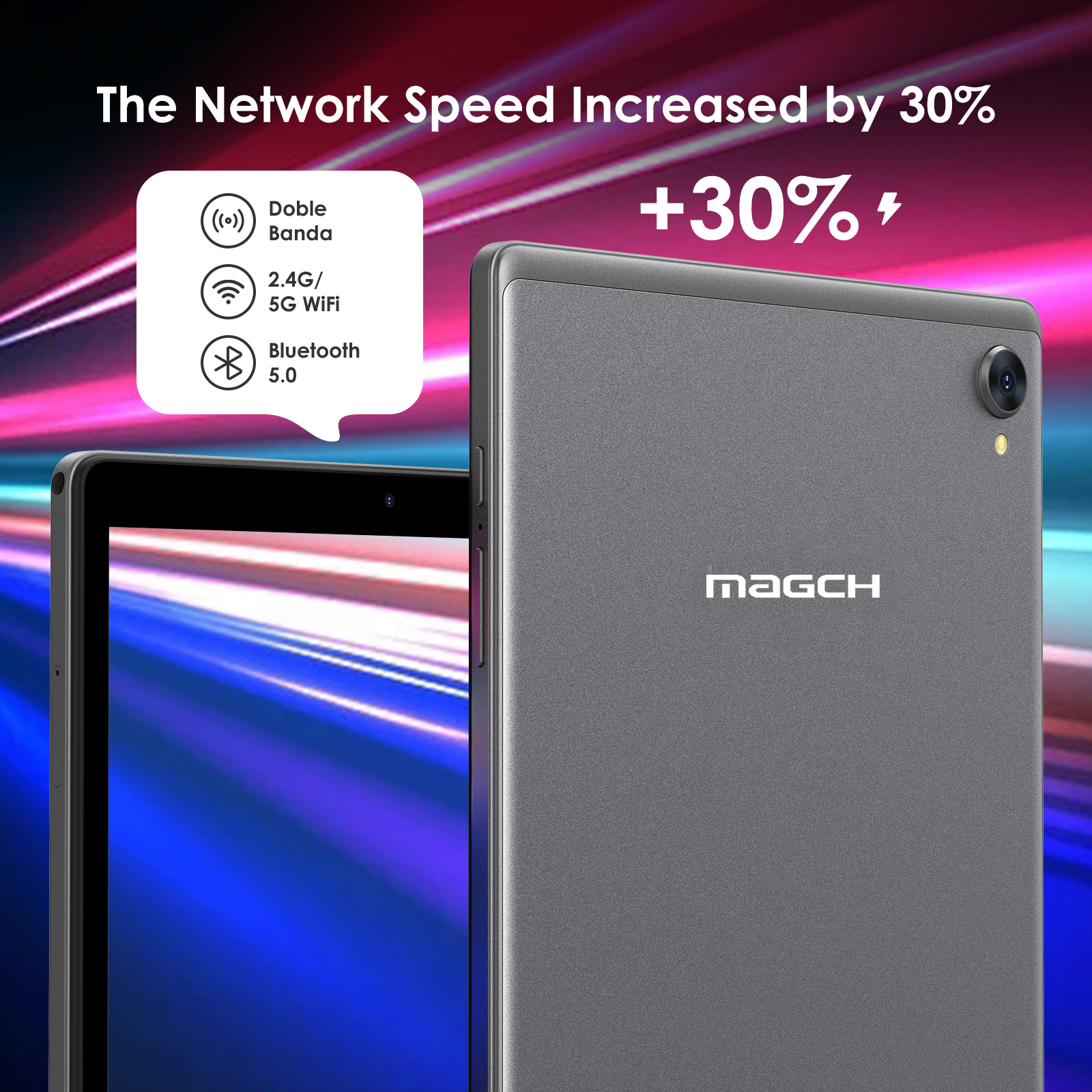 MAGCH 2024 Android 13 Tablet 10 inch 19 RAM +128GB ROM Tablet 4G LTE ...