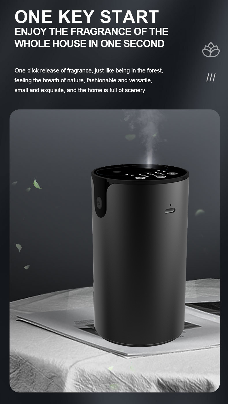 Portable Waterless Essential Oil Nebulizing Diffuser Rechargeable Dual ...