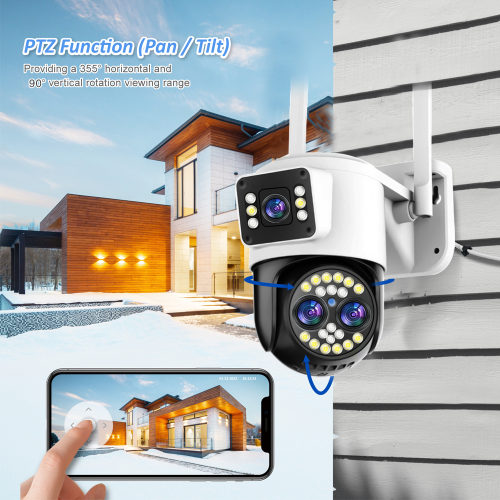 LLSEE 4K 8MP Camera Yoosee CCTV WiFi IP Security Camera Wireless ...