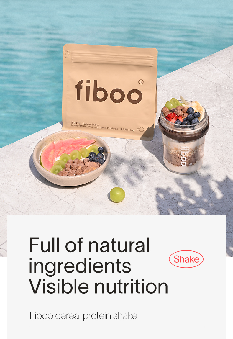 Fiboo Whey Protein Diet Shake Diet Grain Meal Replacement For Weight ...