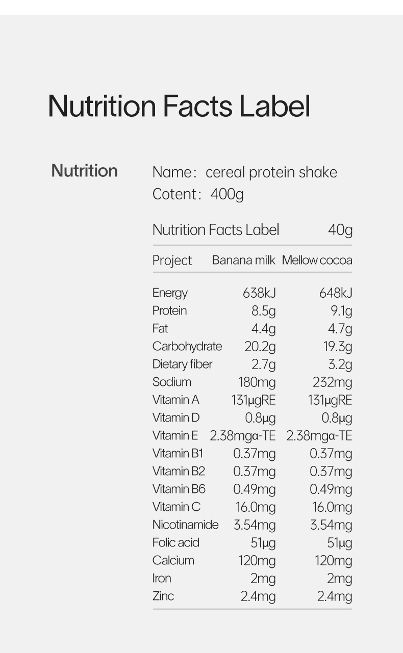 Fiboo Whey Protein Diet Shake Diet Grain Meal Replacement For Weight ...