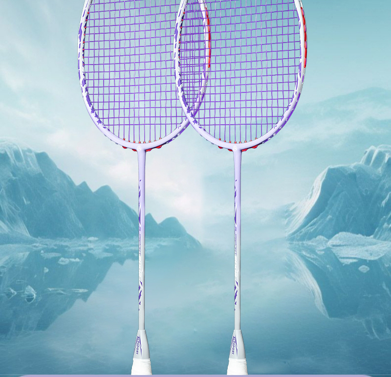 ALP New SD Lightning Badminton Racket Purple White Original 100% Full ...