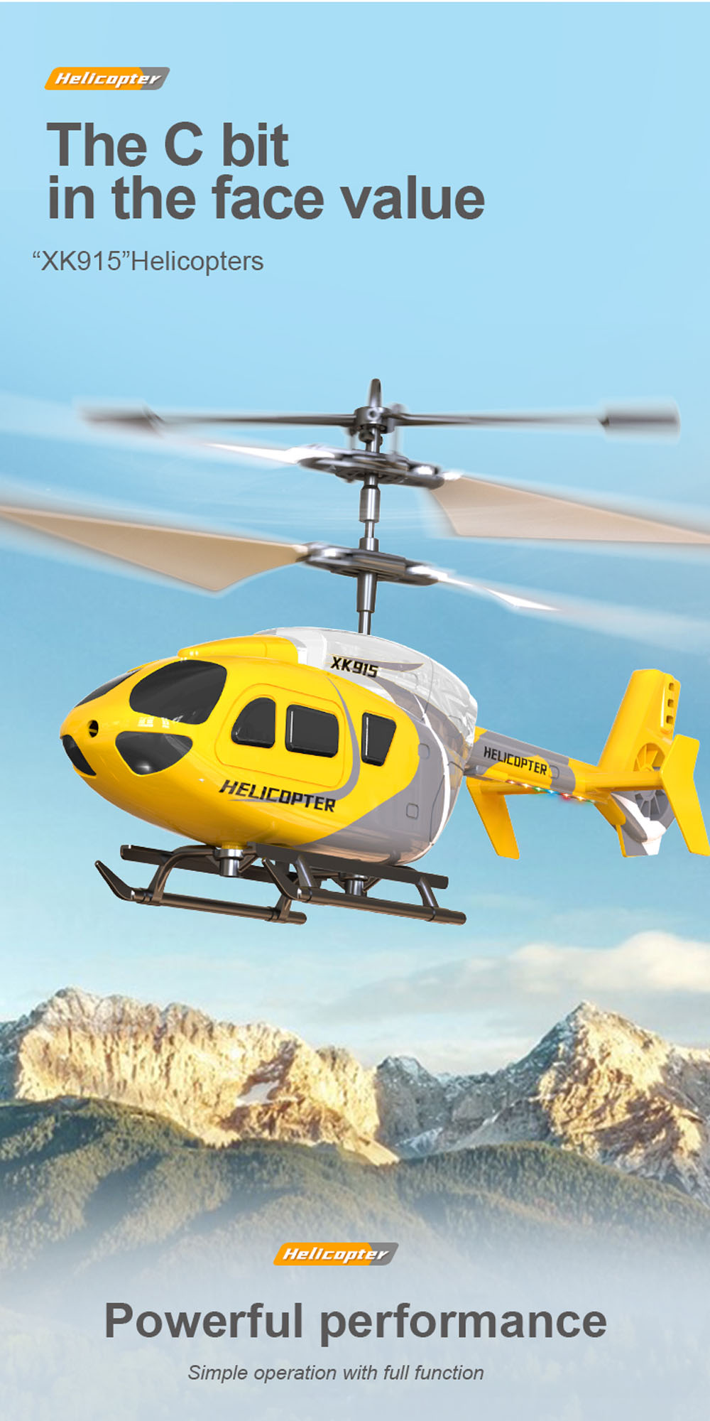 RC Bumblebee Helicopter Remote Control Plane Toy Airplane Aircraft Drop ...