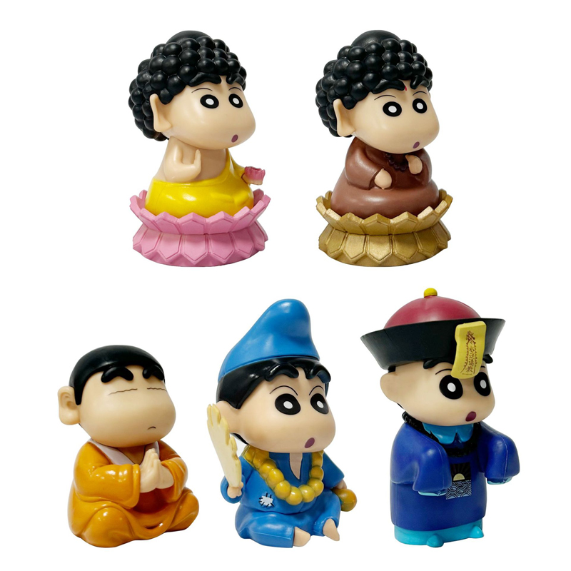 8-10cm Anime Crayon Shin-chan Figure Nohara Shinnosuke Cosplay The Mad ...