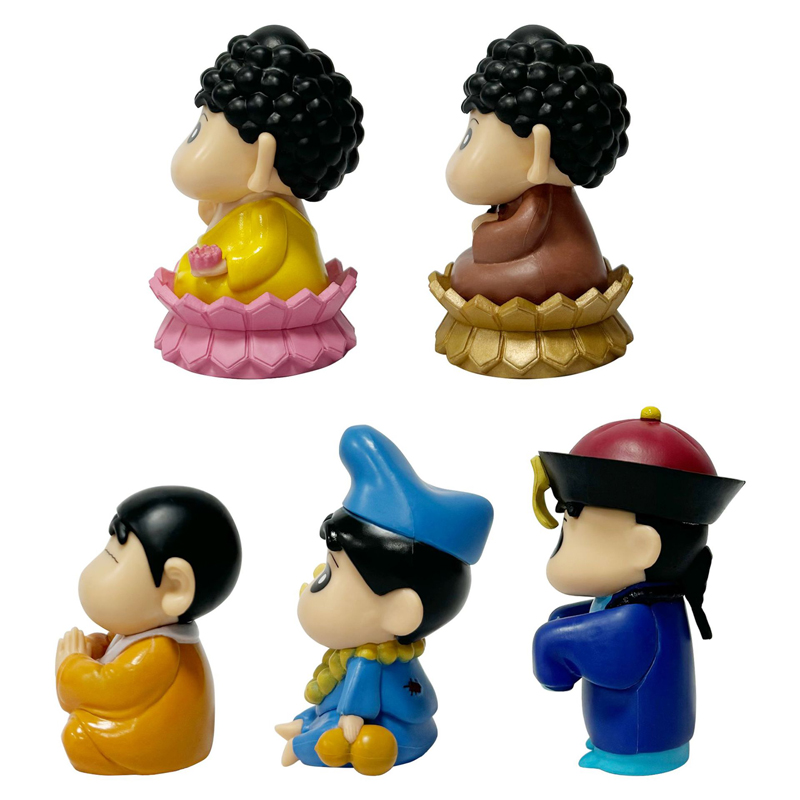 8-10cm Anime Crayon Shin-chan Figure Nohara Shinnosuke Cosplay The Mad ...