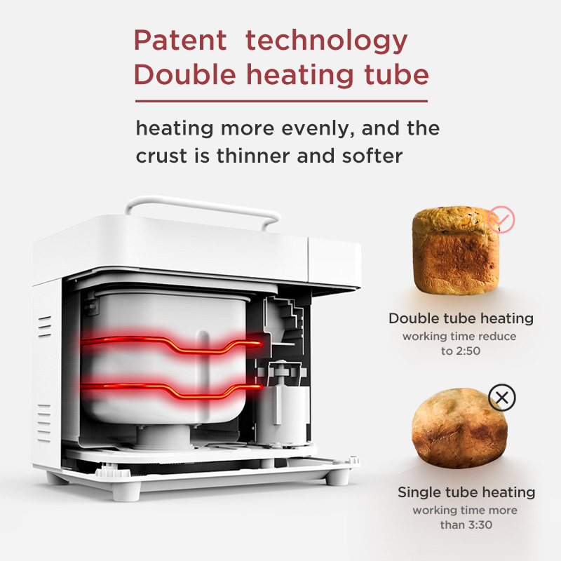 Petrus Bread Maker Machine Automatic Multi-function Bread Maker With Automatic Nuts Dispenser ...