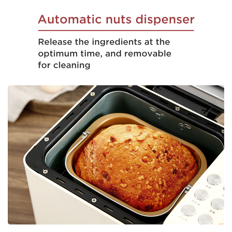 Petrus Bread Maker Machine Automatic Multi-function Bread Maker With Automatic Nuts Dispenser ...