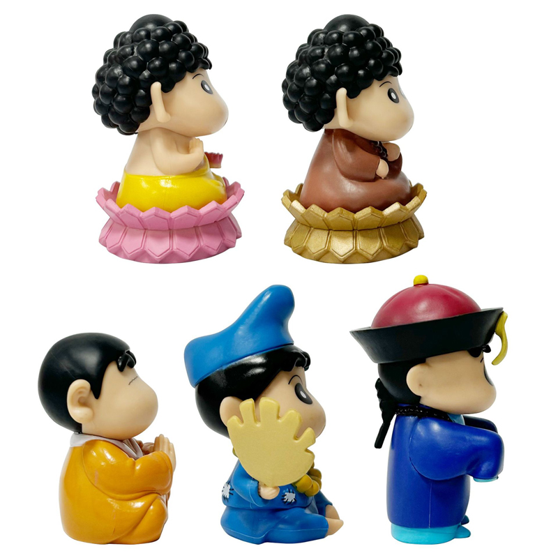 8-10cm Anime Crayon Shin-chan Figure Nohara Shinnosuke Cosplay The Mad ...
