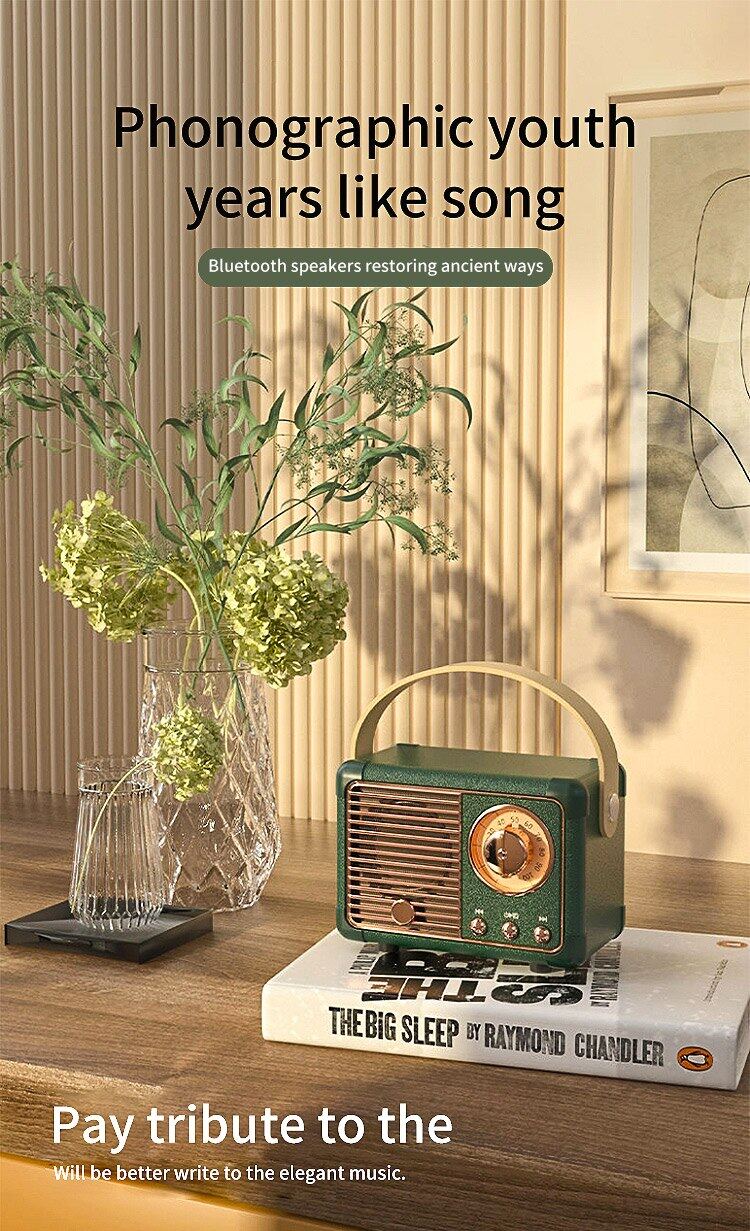 New Retro Bluetooth Speaker HM11 Classical Retro Music Player Sound ...