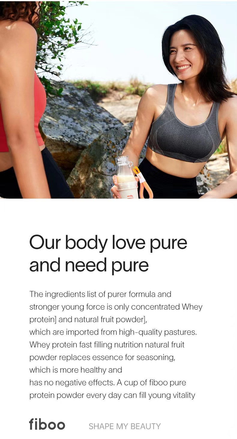 Fiboo Whey Protein Powder Gym Gainer (1lbs) | Shopee Malaysia