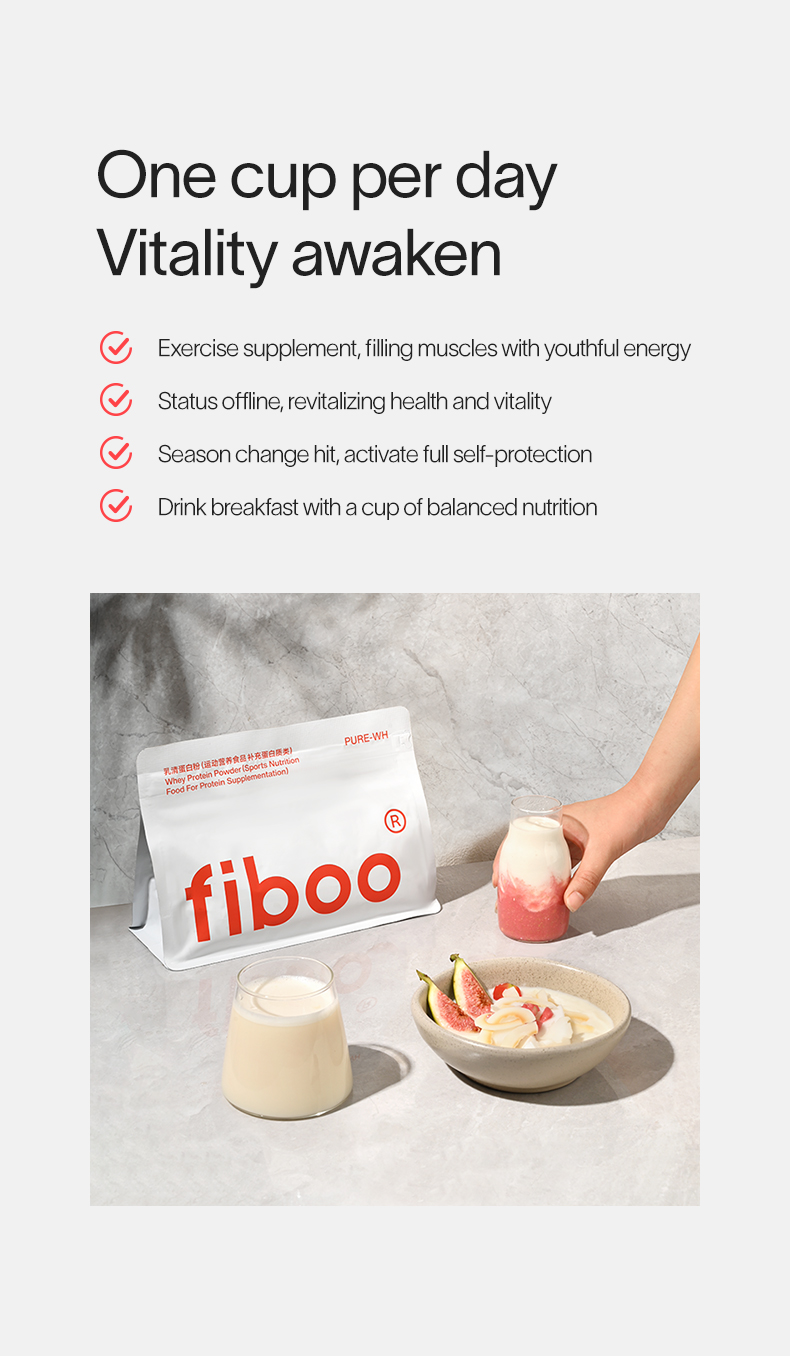 Fiboo Whey Protein Powder Gym Gainer (1lbs) | Shopee Malaysia