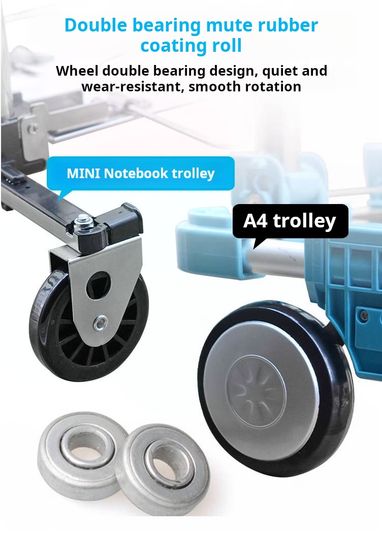 [Ready Stock] Portable Foldable Mini Small Trolley Trolley, Household ...