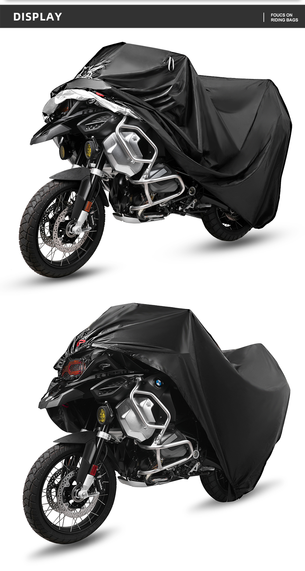 Rhinowalk Waterproof Motorcycle Cover Motor Bike Cover Rain L-XXL ...