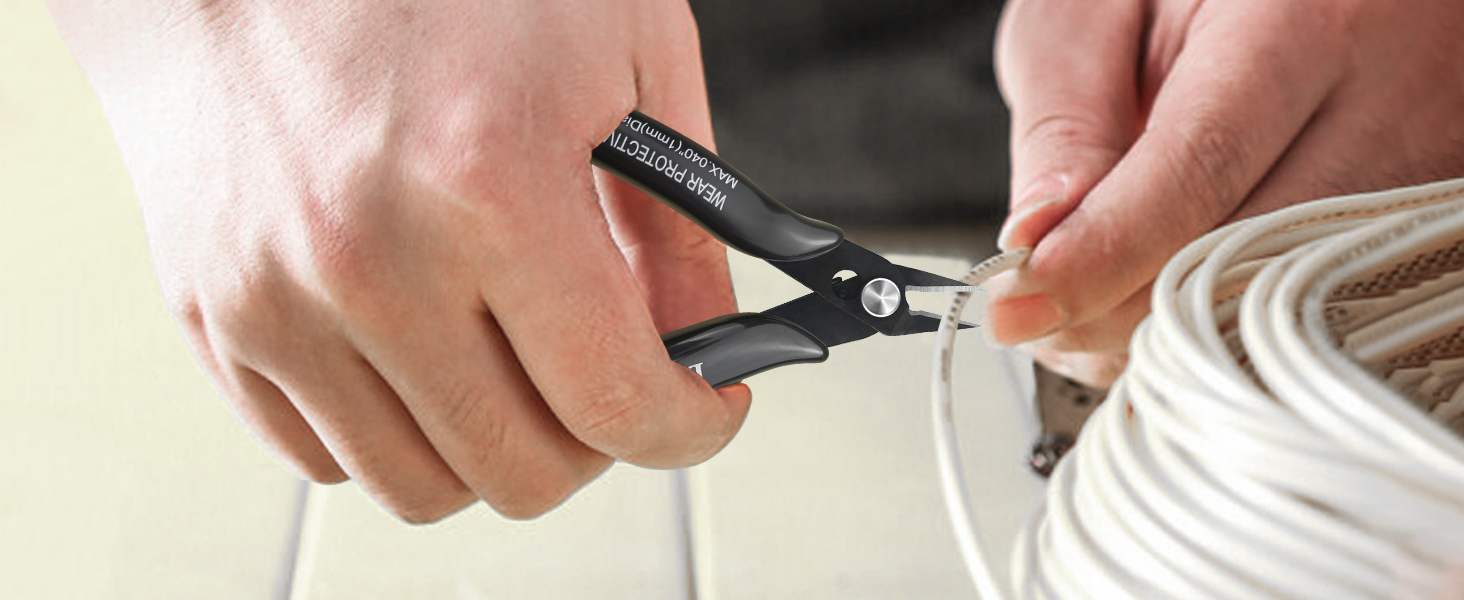 Wire Cutters Zip Tie Cutters Micro Flush Cutter 1PCS 5 Inch/12.5cm ...