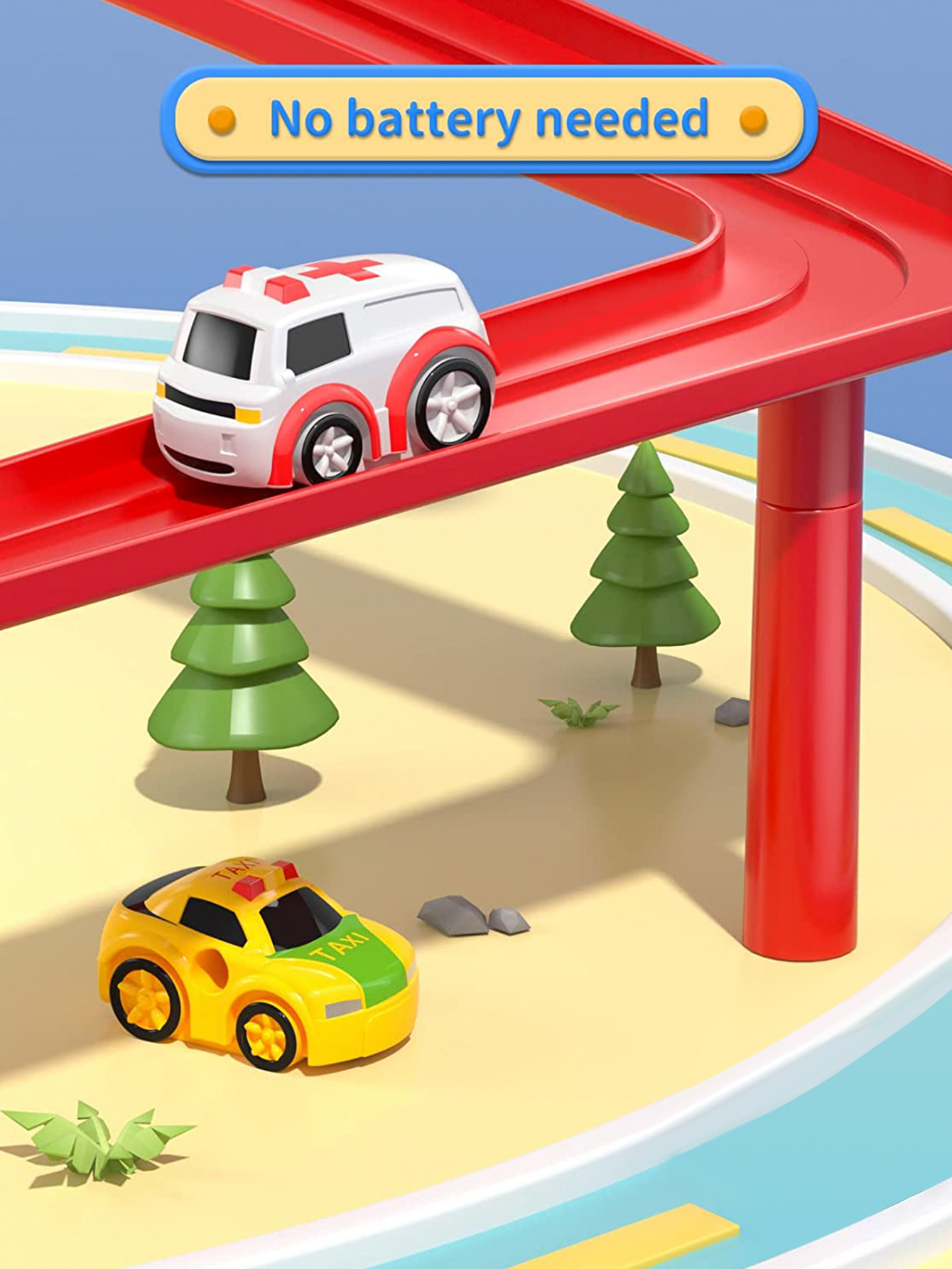 ⭐Shipping from MalaysiaTEMI⭐ Car Adventure Toy Set Track & Car Play Set ...