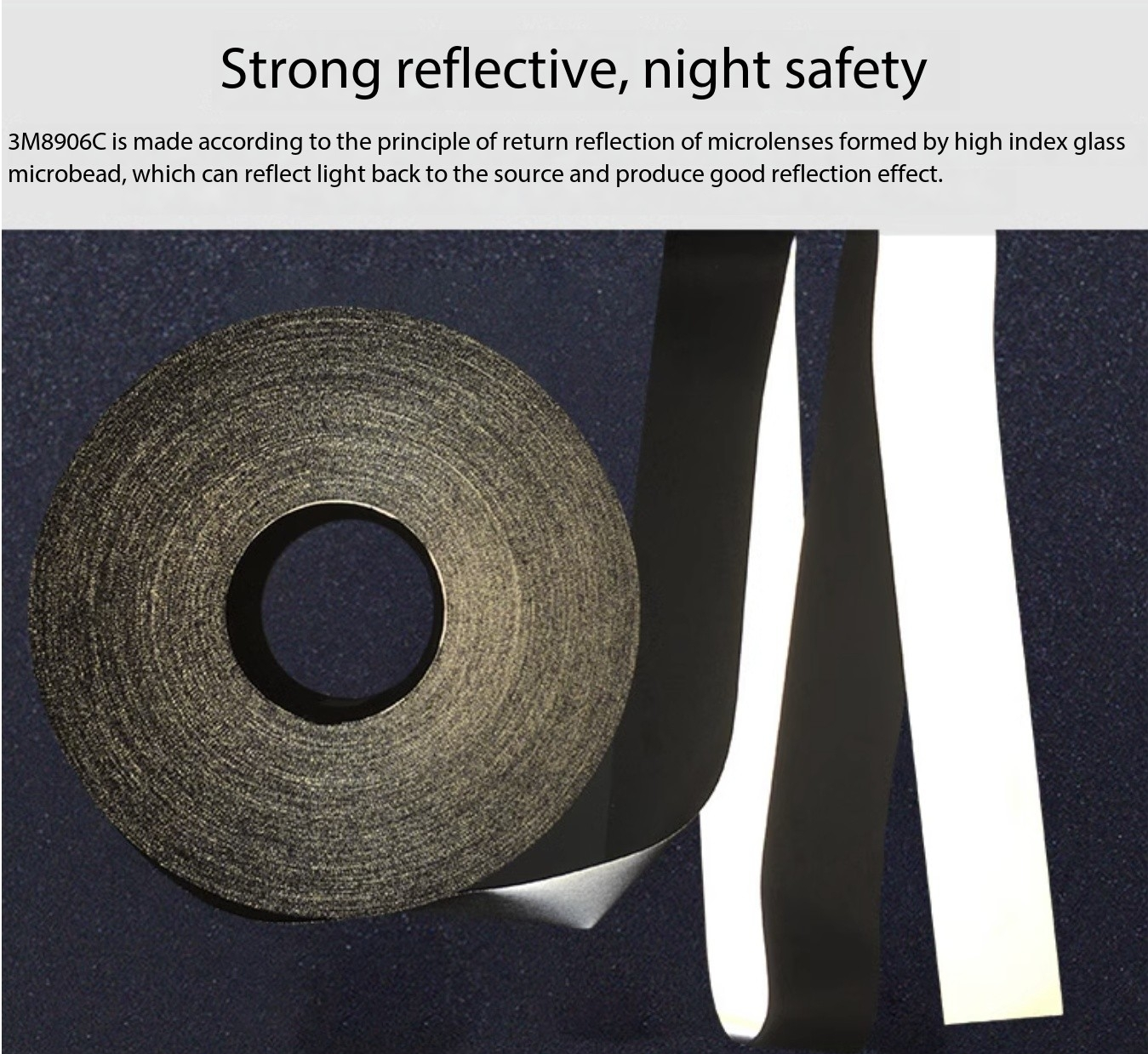 3M 8906 Reflective Tape Hoop Tape Wash clothes and Sew Reflective Tape ...