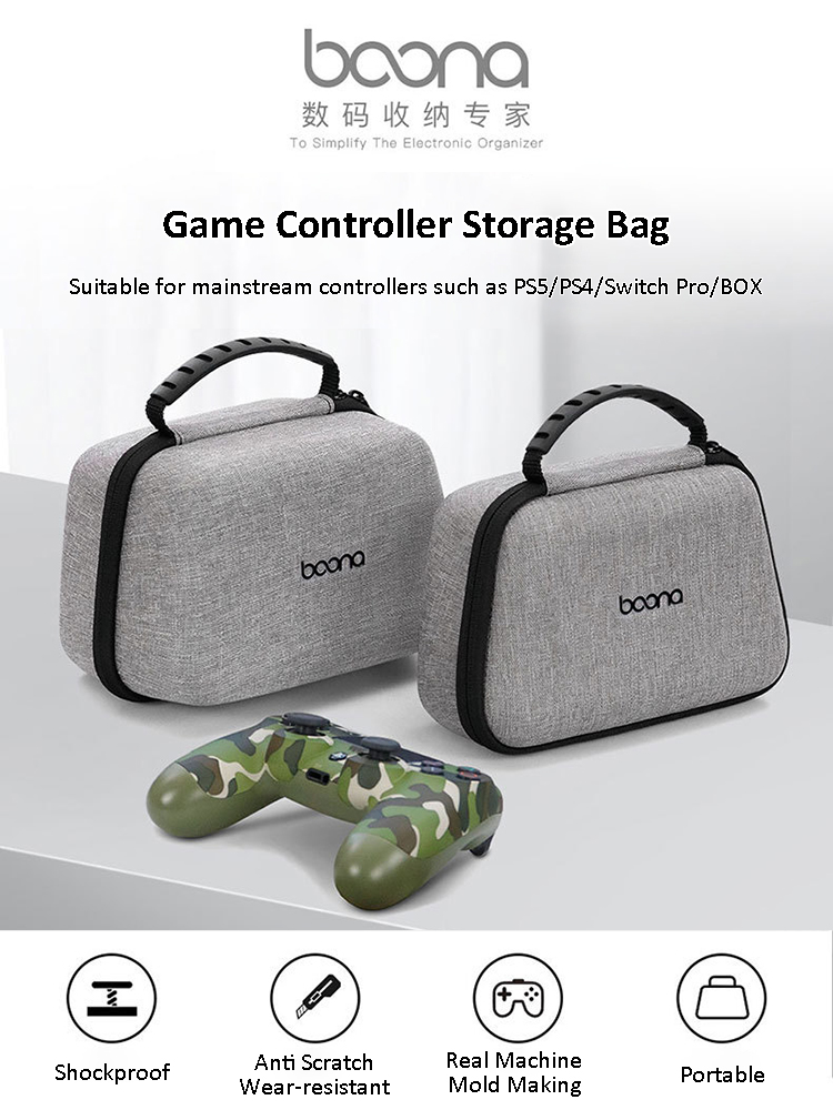 Boona Game Controller Storage Bag Remote Control Joystick EVA Hard ...