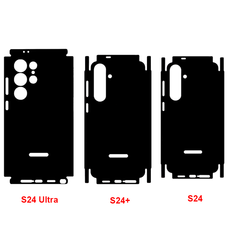 3D Black Camo Geometry Full Body Phone Protector Skin Decal For SAMSUNG ...