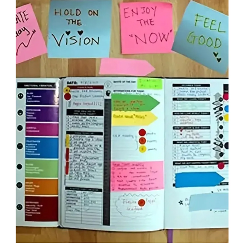 Multi-Color Stickers Set Leather Packing Box Calendar Convenient ...