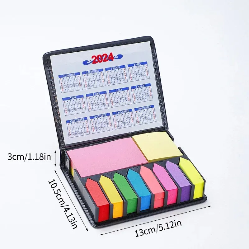 Multi-Color Stickers Set Leather Packing Box Calendar Convenient ...