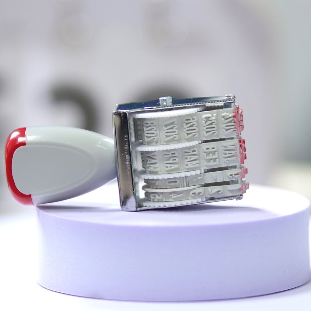 Rubber Stamp Line Date, Date Stamp, Office Stamp, Rotary Stamp (Without ...