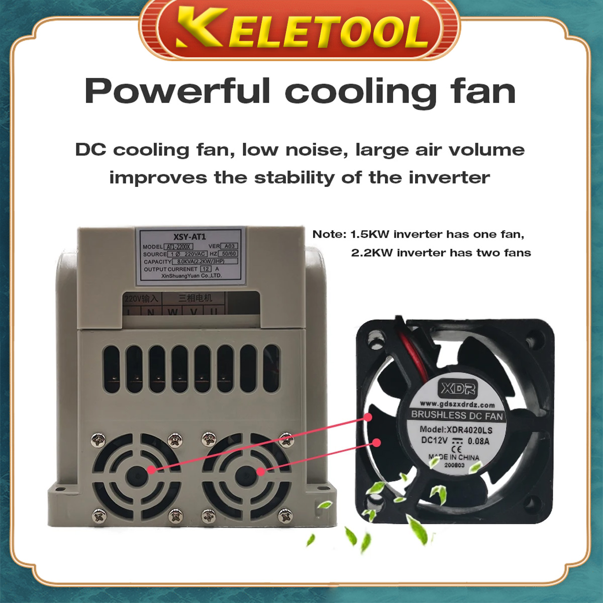 Single phase to three phase VSD VFD Frequency Inverter Input 220v ...