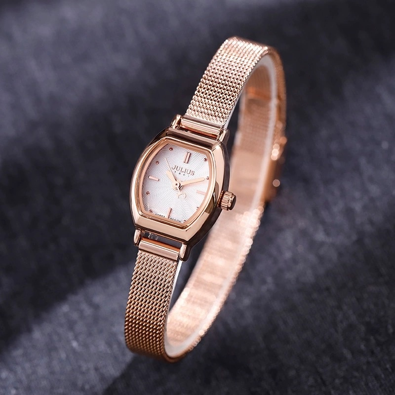 JULIUS compact and minimalist wine barrel shaped mesh belt waterproof ...