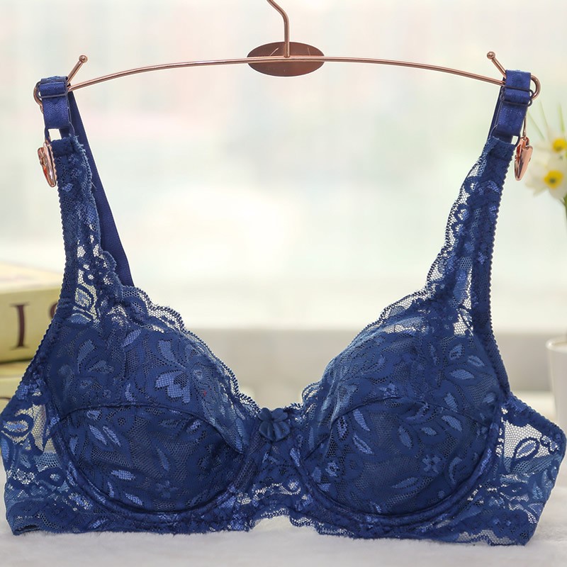 LOCAL READY STOCK Plus Size Bra 32C to 40C Thin Steel-rimmed Lace Push ...