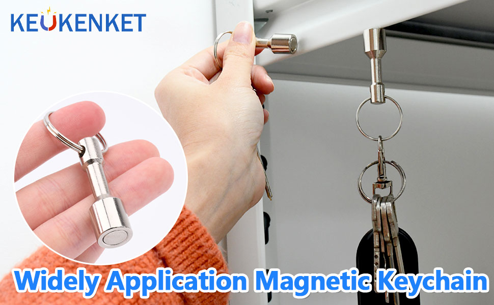 Keychain Magnet for Testing Brass, Pocket Magnets for Purse with Strong ...