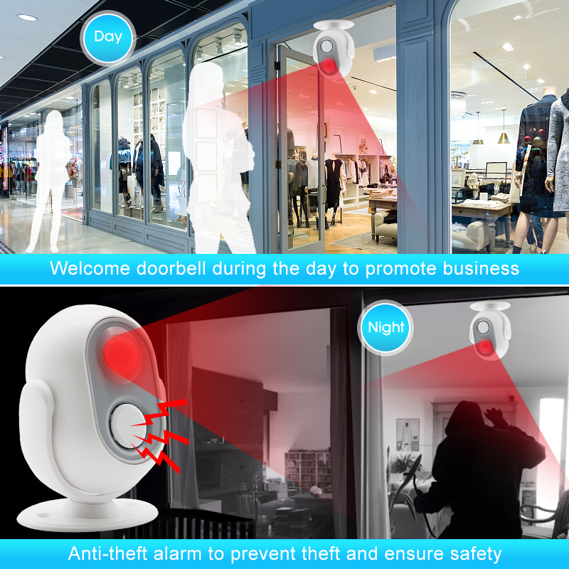 【Ready stock】DAYTECH Entrance Sencer Bell Motion Sensor Detector ...
