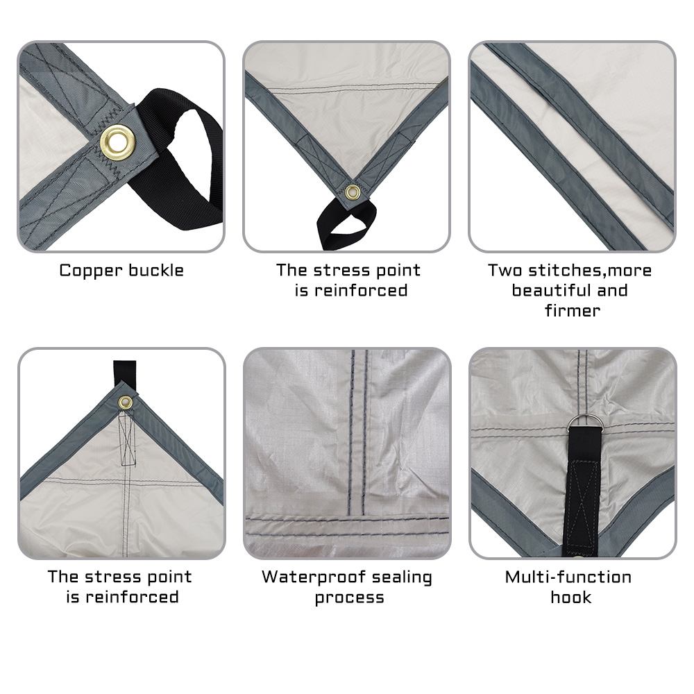 Hexagonal 3x4 Camping Flysheet Waterproof Hexagon Sun Shelter for ...