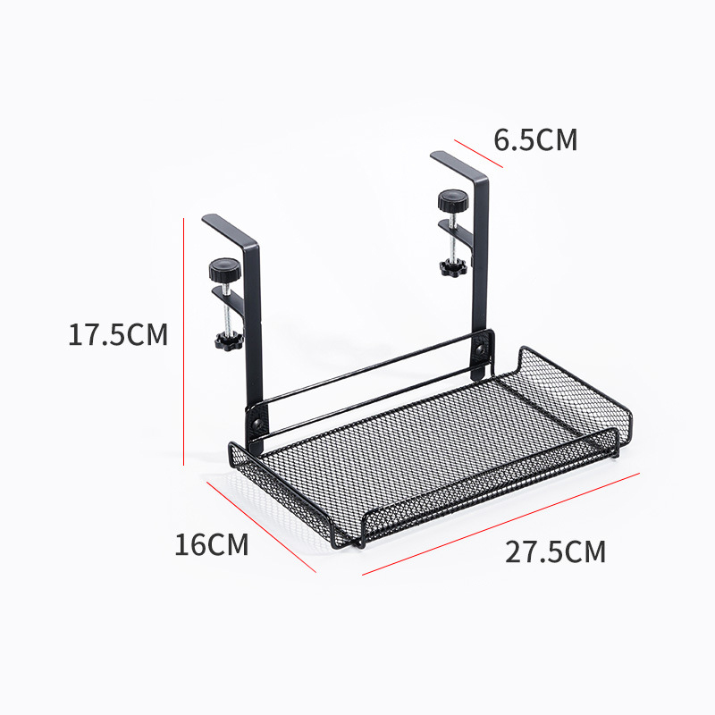 Under Desk Organizer Office Table Storage Office Organizer Shelf Desk ...
