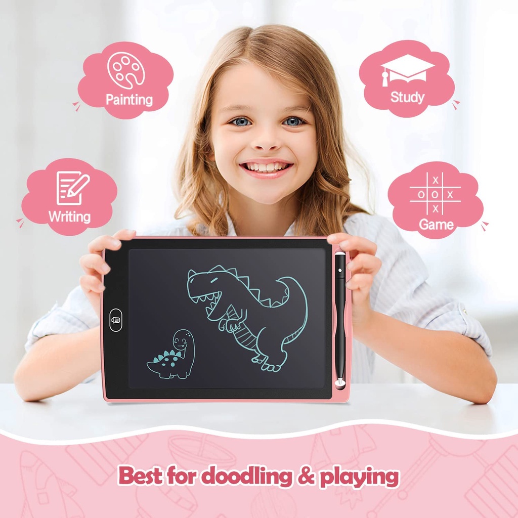 8.5" Upgraded LCD Writing Tablet Pad Kid Children Drawing Board ...