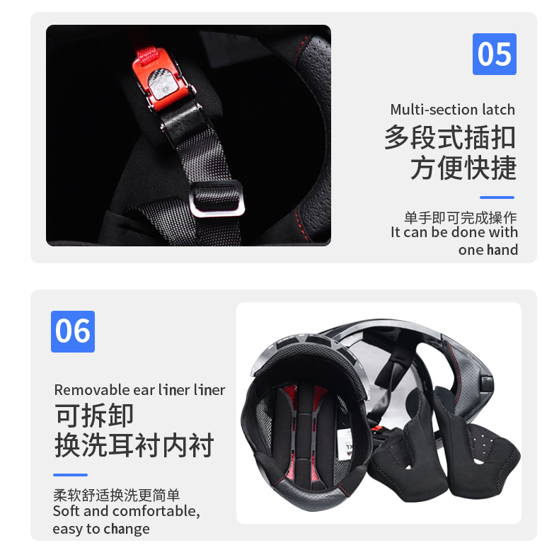 New 3C certified ORZ motorcycle helmet, men's and women's Bluetooth ...